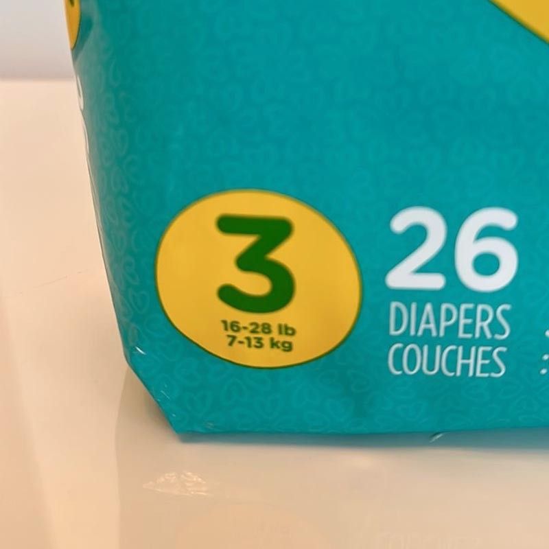 Culeros desechables etapa 3 Pampers